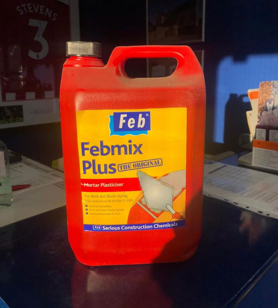 5ltr Febmix Plasticiser Barnsley | Whitshaw Aggregates